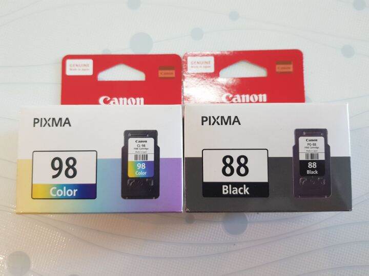 CANON PIXMA 88-98 ดำ+สี ของแท้ใหม่ 100% มีรับประกัน | Lazada.co.th