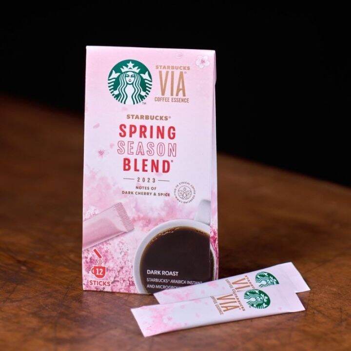 Starbucks VIA 2023 Spring Season Blend Coffee Essence (12 Sticks) | Lazada