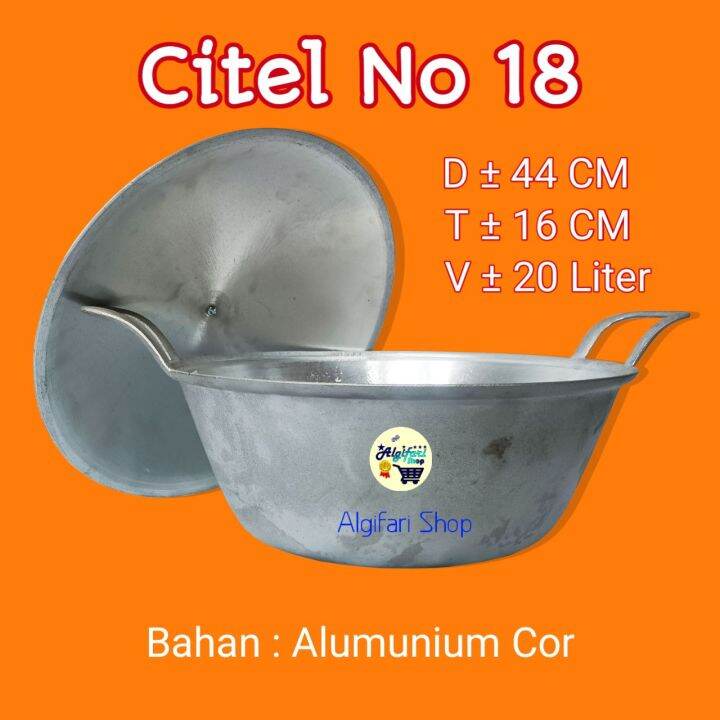 CITEL No. 18 Panci Katel Liwet rebus goreng Sayur Panci Katel Khas ...
