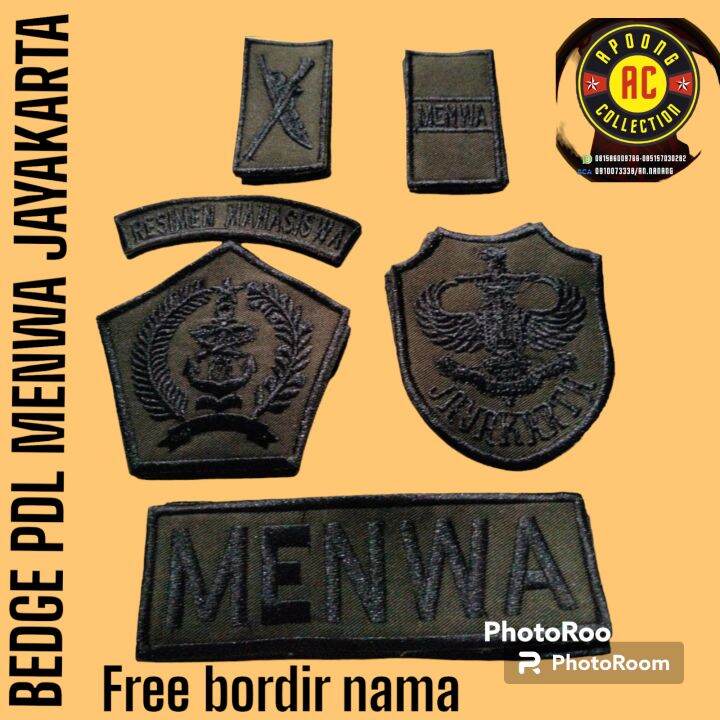 bet bordir PDL MENWA satu set | Lazada Indonesia