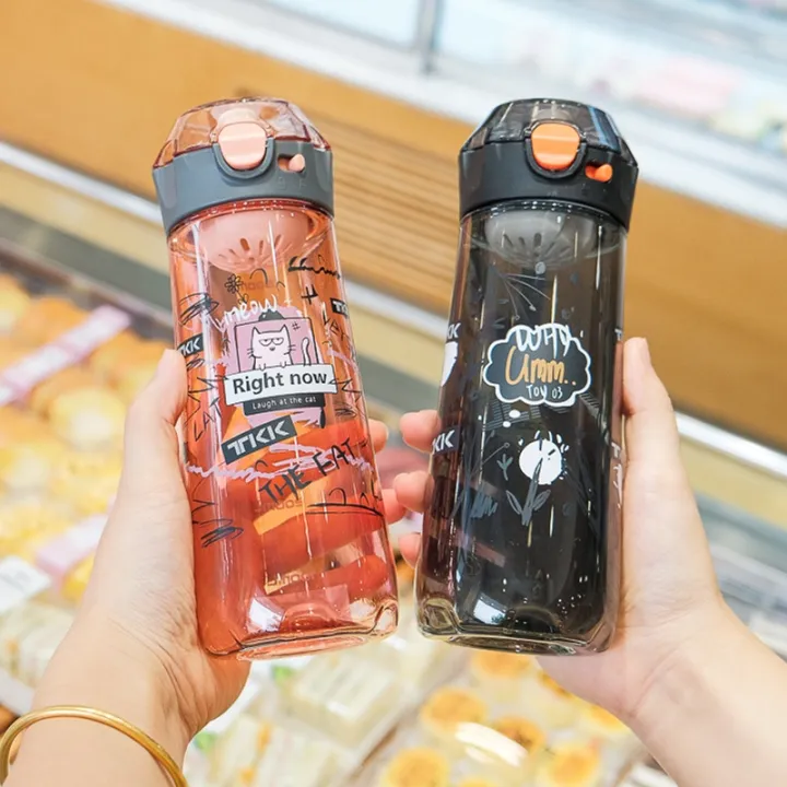 TKK ขวดน้ำเด็ก ขวดน้ำพลาสติก กระบอกน้ำพกพา กระบอกน้ำพลาสติก ขนาด350ml500ml วัสดุTritan ปราศจาก ...