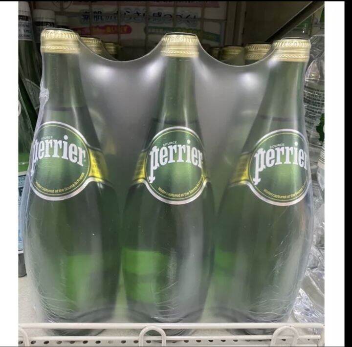 Perrier (Carbonated Natural Mineral Water Source Perrier 750*3 เปอริเอ้ ...