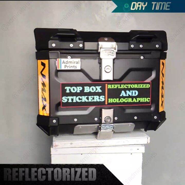 Alloy Top Box Sticker Waterproof NMAX (REFLECTORIZED) | Lazada PH