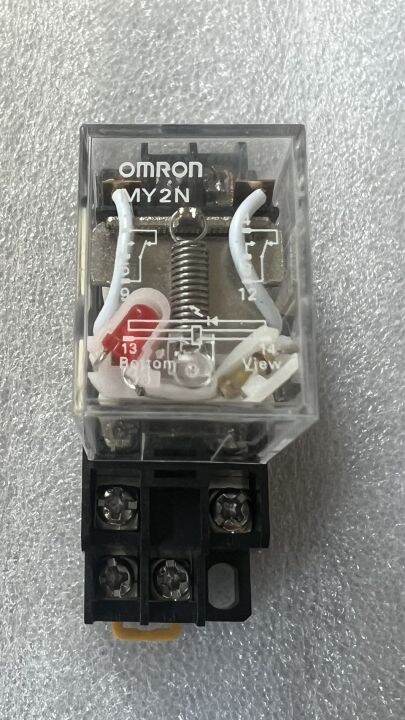 MY2N มีไฟ 24Vac, 12Vdc, 24Vdc, 220Vac พร้อมซ็อกเก็ต8ขา PYF08A (PNC)(1 ...