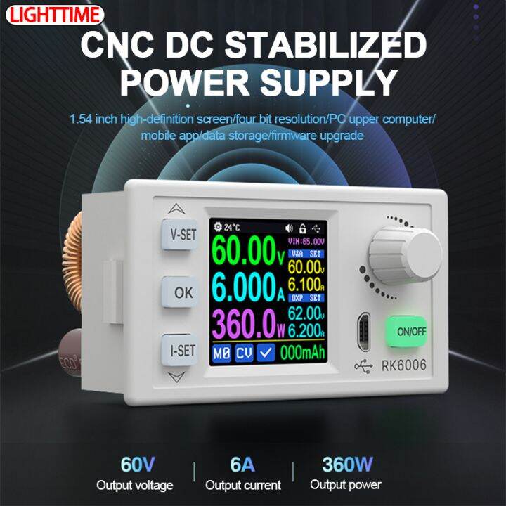RK6006/RK6006-BT Digital CNC DC Regulated Power 60V 6A USB Color ...
