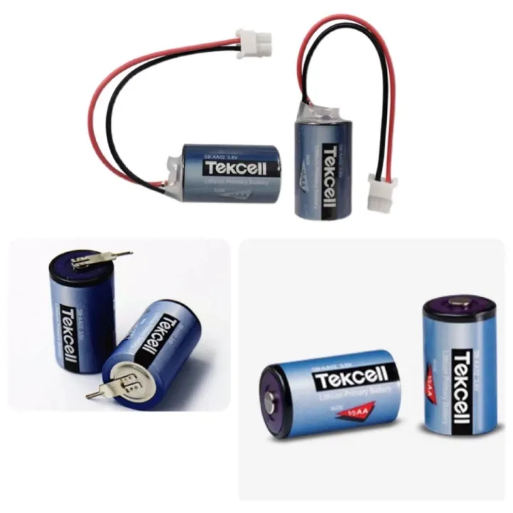Korea Tekcell SB-AA02 แบตเตอรี่ลิเธียม 3.6V LS14250 ER14250 พร้อมขา ...
