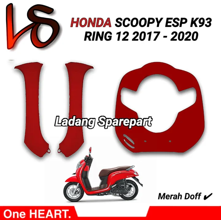 Panel Tameng & Sayap Kap Front depan Scoopy Esp 2017 2018 2019 2020 K93 ...