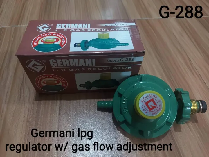 G-288 GERMANI LPG REGULATOR WITH GAS FLOW ADJUSTMENT | Lazada PH