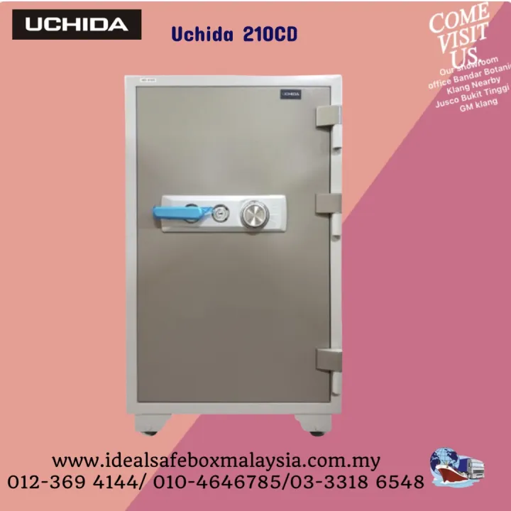 Uchida UCHIDA UBO-210CD HOME SAFE uchida safety box 210CD peti besi Uchida 210Cd fire resistance ...