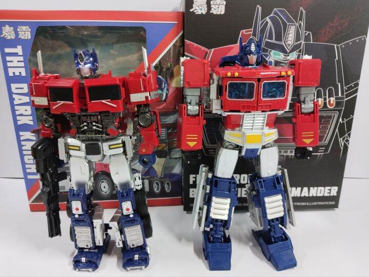 Black Bamba bmb Flame robot Optimus prime and Aoyi mech Dark knight ...