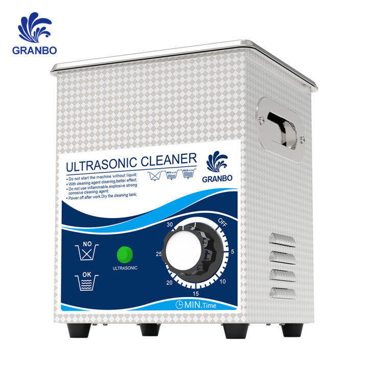 เครื่องทำความสะอาด2L อัลตร้าโซนิค120W/60W ตัวจับเวลาแบบหมุน30นาที ...