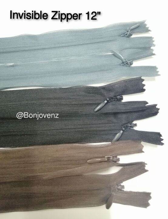 Invisible/Magic Zipper 12" [Sold per Pc] | Lazada PH