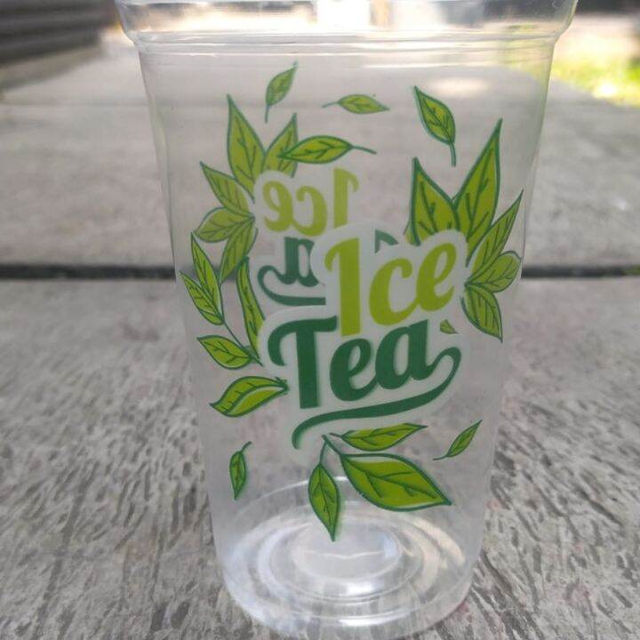 Gelas Plastik Sablon Ice Tea 16 Oz Starindo Tebal 5gram | Lazada Indonesia