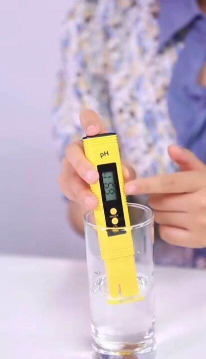 【YIJIA】PH Tester Acidity/Alkaline Meter 1-14 PH Value Meter High ...