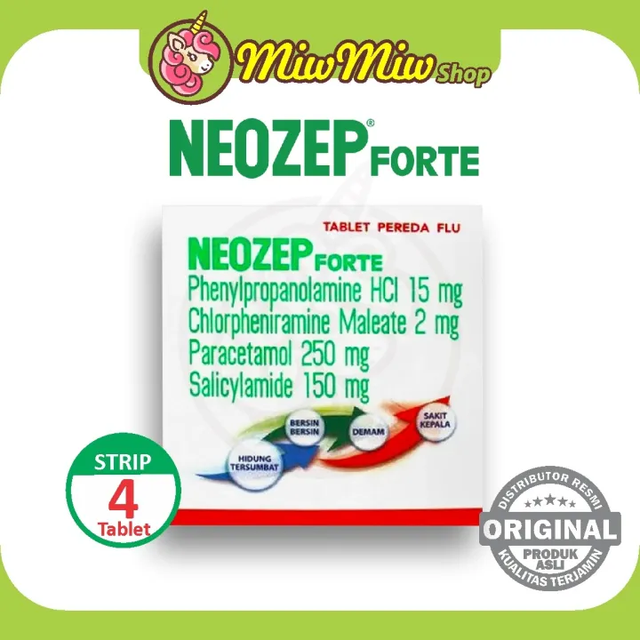 Neozep Forte Pereda Flu | Lazada Indonesia