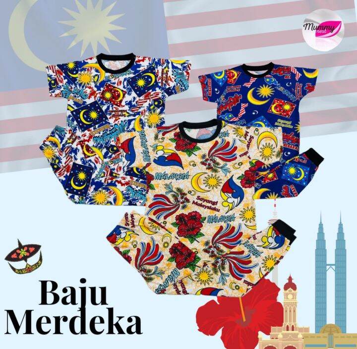 Baju Merdeka Budak-Budak , Baju Merdeka Kanak-Kanak, Baju Malaysia ...