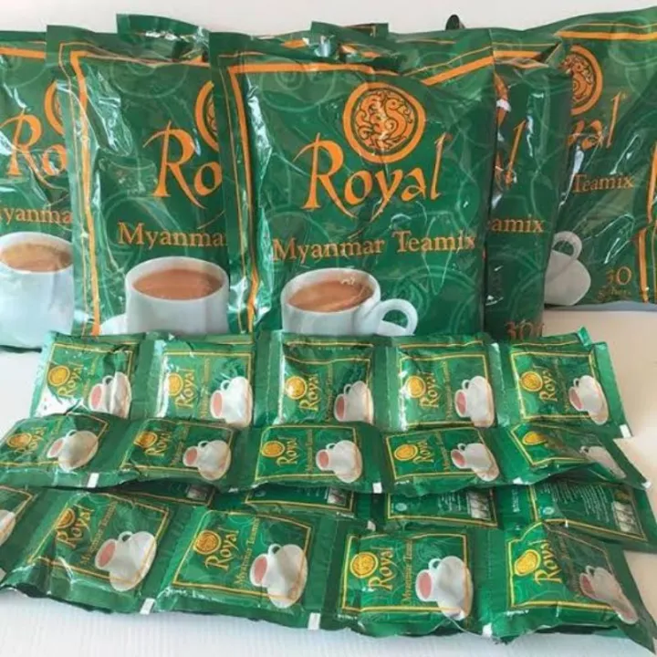 🇲🇲ชาพม่า Royal Myanmar tea mix ชานมพม่า 3in1 (แพ็ค 30 ซอง)🇲🇲 | Lazada.co.th