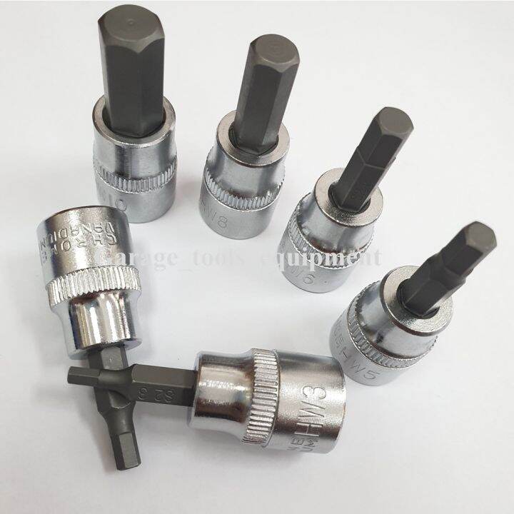 Taiwan 3/8"DR Hex Bit Socket H3~H10 | Unit Price | Lazada