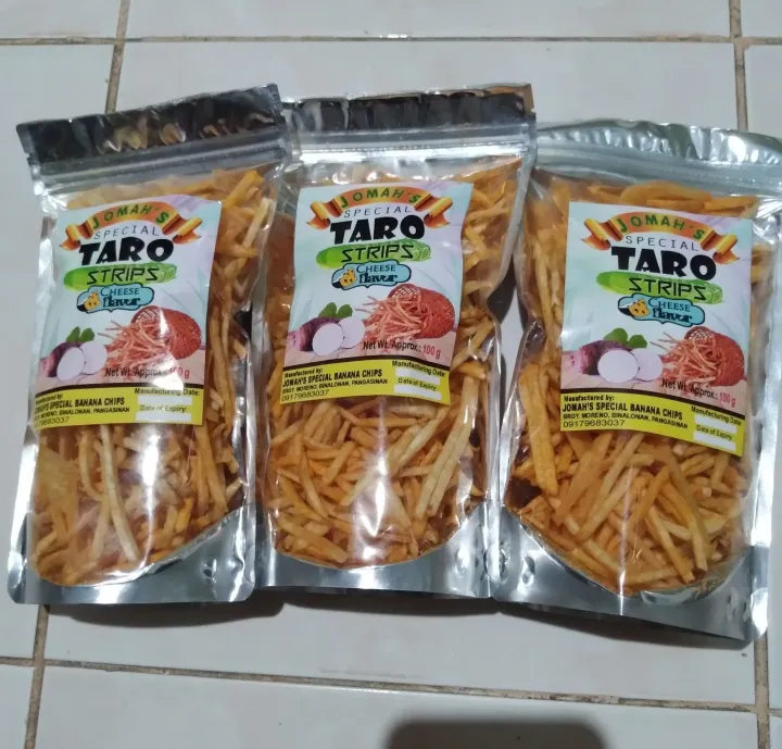Taro Strips Cheese Flavor 100g Per pack | Lazada PH