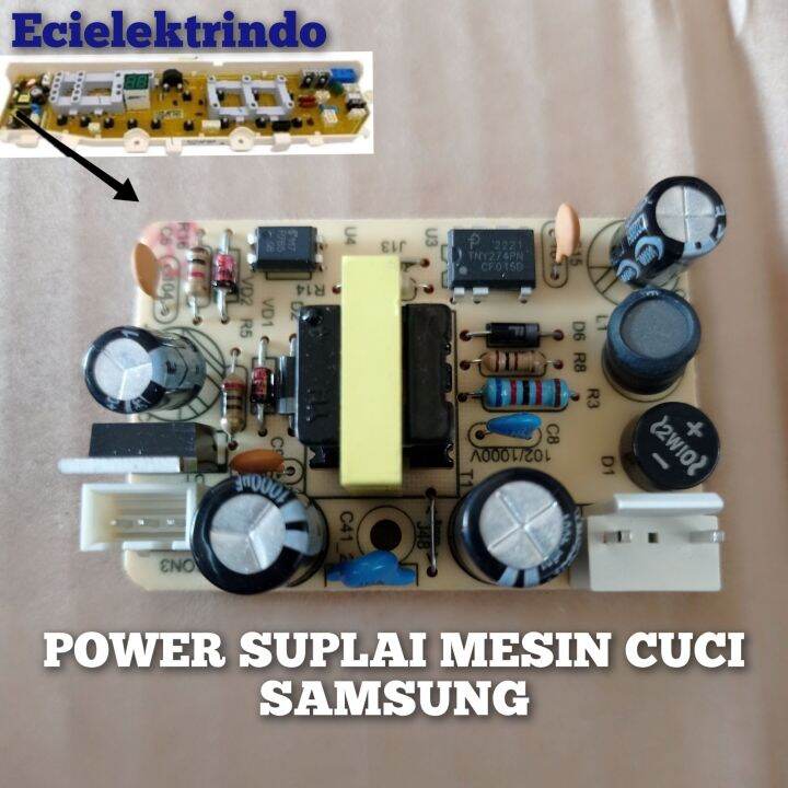 MODUL PCB POWER SUPLAI MESIN CUCI SAMSUNG SESUAI GAMBAR | Lazada Indonesia