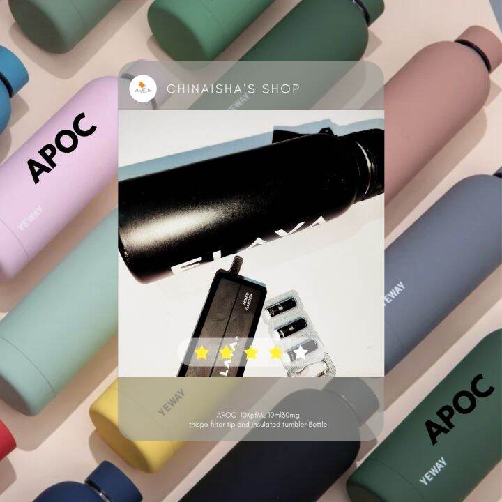 APOC x fla vaaa Insulated stainless tumbler bottle ( fast shipping ...