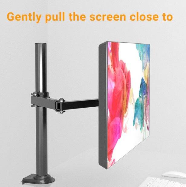 Mxtark Single Alloy Pc Monitor Arm Table Desk Clamp Mount Bracket Stand ...