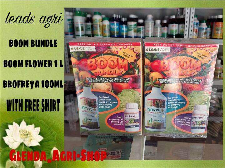 Boom Flower 1 Liter & Brofreya 100ml ( BOOM BUNDLE WITH FREE SHIRT ) BY ...