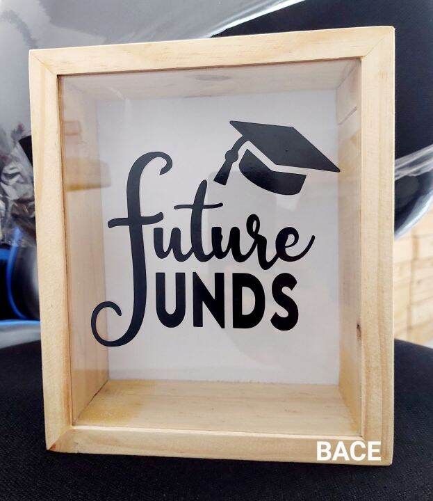 Wooden Transparent Coin Bank Alkansya | Lazada PH