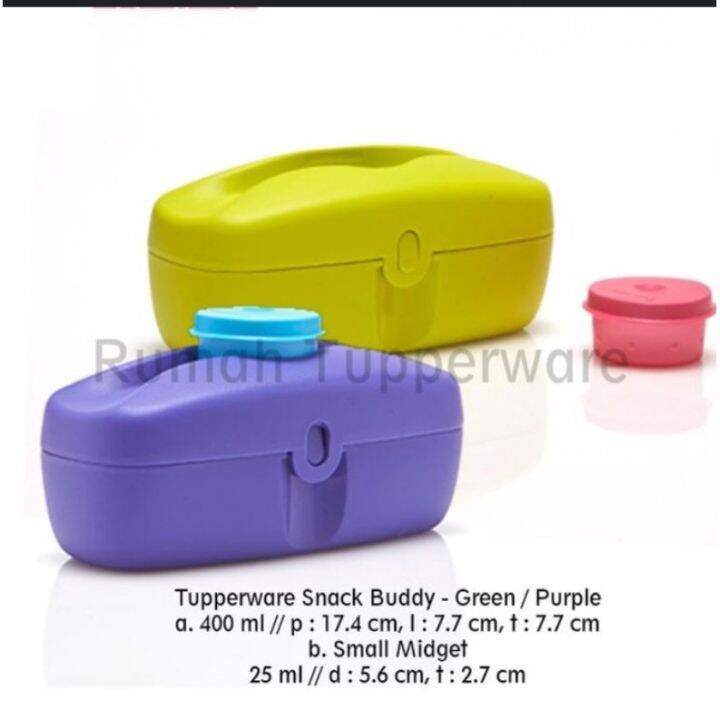 snack buddy tupperware / tempat makan tupperware | Lazada Indonesia