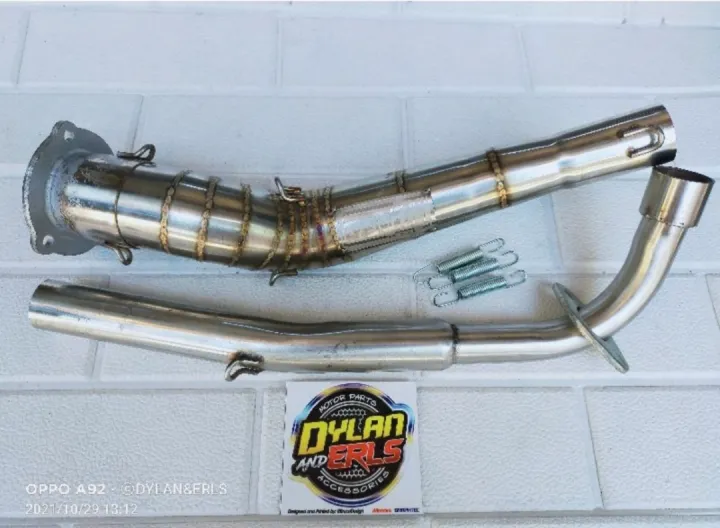 BIG ELBOW STAINLESS 51MM FOR XRM110 /SMASH 115 /WAVE 100 | Lazada PH