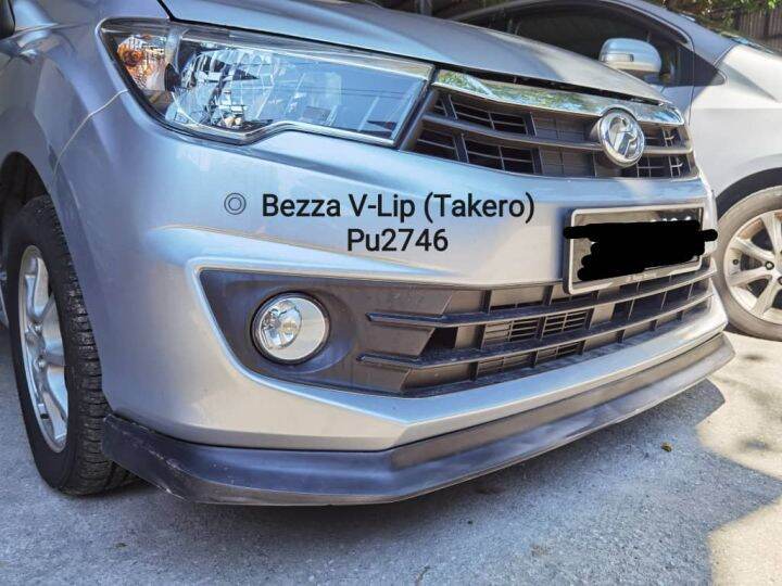 Perodua bezza 2016 2017 2018 takero front lip skirt diffuser bodykit ...