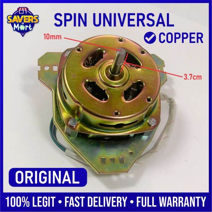 Washing Machine Spin Motor UNIVERSAL 10mm / Original Copper | Lazada PH