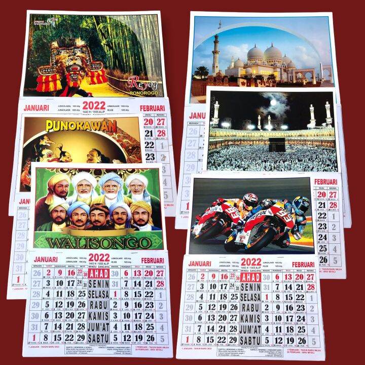 Kalender 2024 : Kalender Wuku Kecil / Kalender Dinding 2024 UK 38x28cm ...