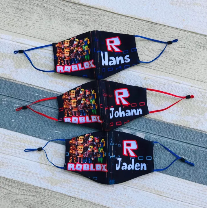 Roblox personalized facemask w/NAMES|Adjustable mask | Lazada PH