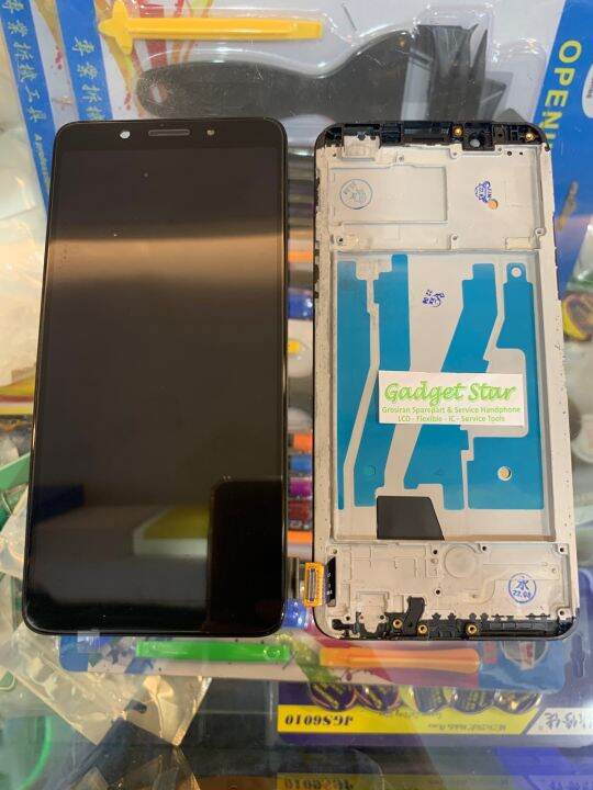 LCD TOUCHSCREEN SET FRAME BAZEL OPPO A79 | Lazada Indonesia