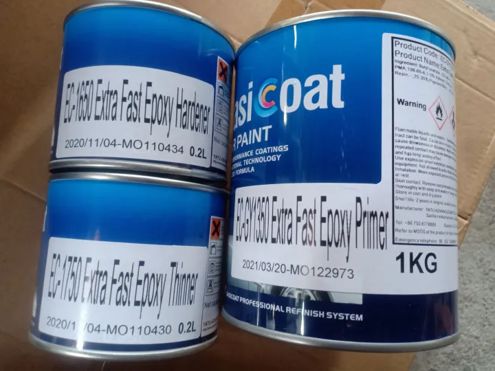 EASICOAT EXTRA FAST EPOXY PRIMER with hardener and reducer set | Lazada PH
