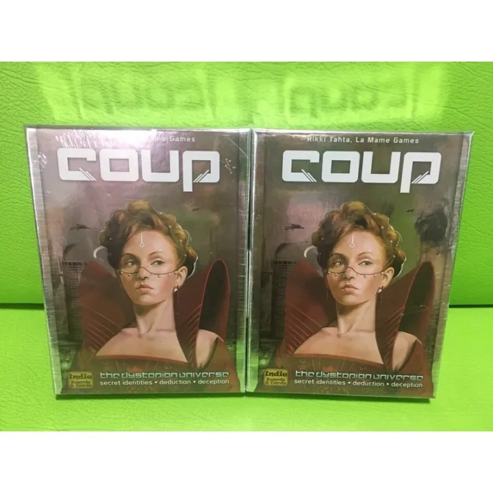 coup game board eng Ver บลัฟเกม บอร์ดเกม เกมสายลับ เกมโค่นอำนาจ ...