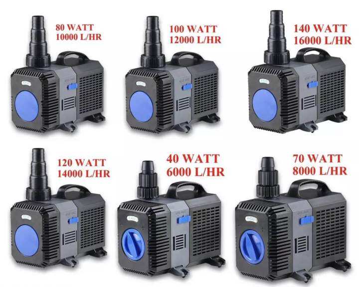 ปั๊มน้ำประหยัดไฟ GRECH CTP 5000 / 6000 / 8000 / 10000 / 12000 / 14000 / 16000 ปั๊มน้ำตู้ปลา-บ่อ ...