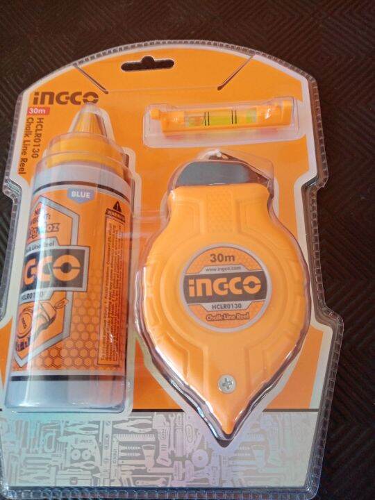 INGCO Chalk Line Reel 30m (Model: HCLR0130) - Qubikhardware | Lazada PH