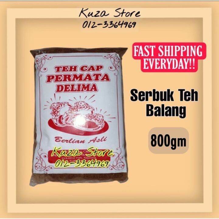 +- 800 gram SERBUK TEH BALANG CAP PERMATA DELIMA | Lazada