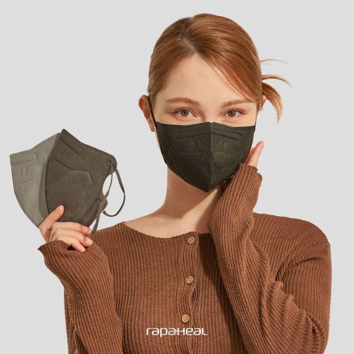 [แพ็คสุดคุ้ม 5 ชิ้น] หน้ากากอนามัยเกาหลี Rapaheal 2D Beak Mask แมส ...