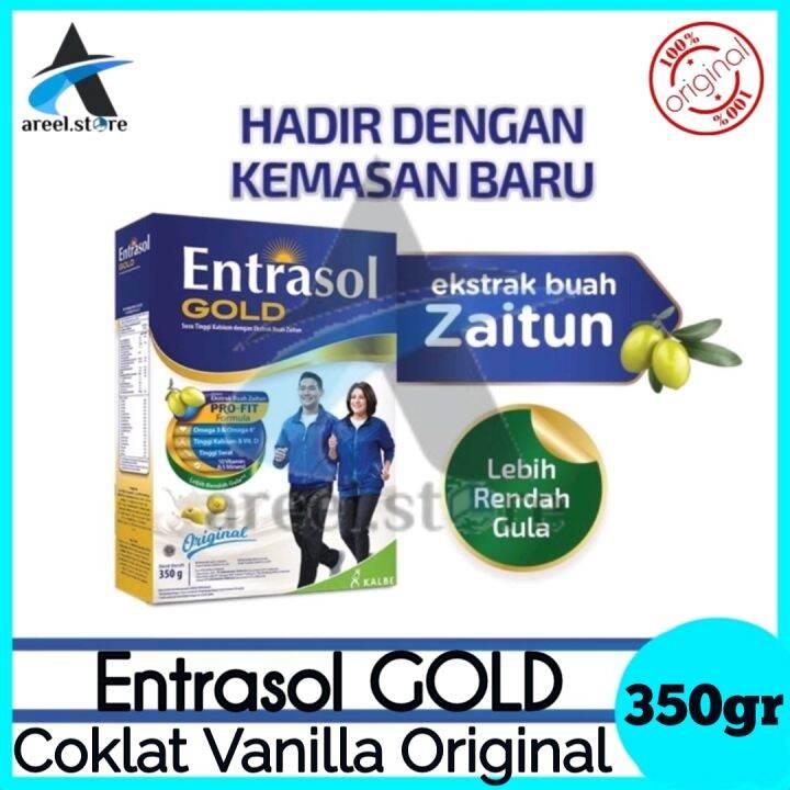 Entrasol Gold 350gr Rasa Vanila Original Dan Coklat | Lazada Indonesia