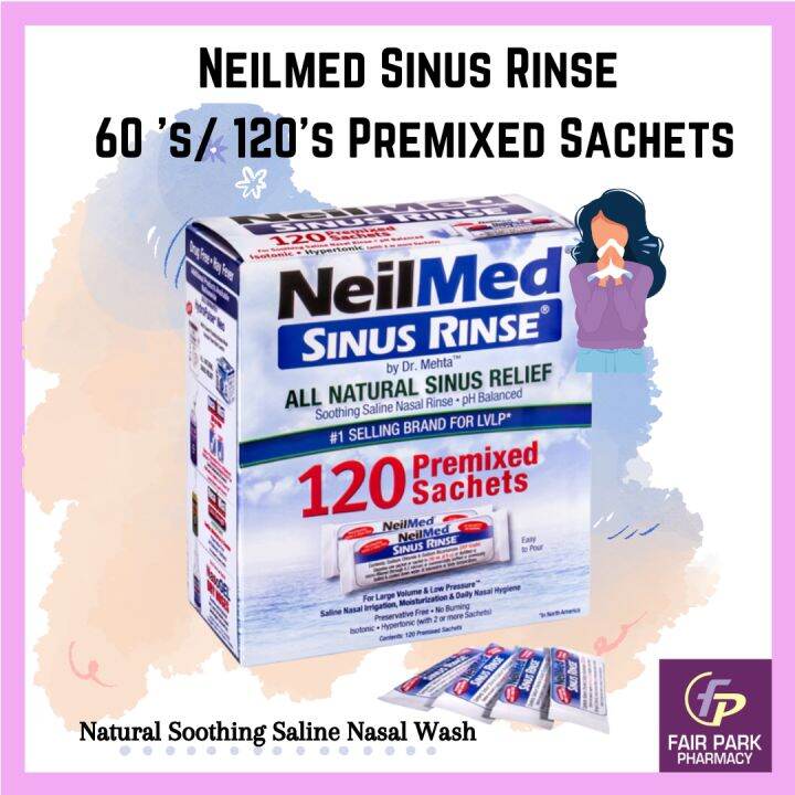 FPpharmacy Neilmed Sinus Rinse Premixed Sachets (60's / 120's) - LOOSE ...