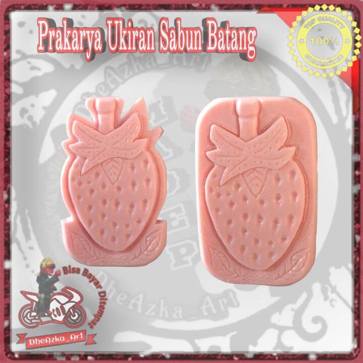 Ukiran Sabun Batang Bentuk Strawberry | Lazada Indonesia