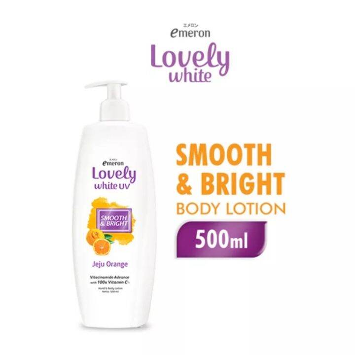 EMERON LOVELY Body Lotion Jeju Orange 500ml | Lazada Indonesia
