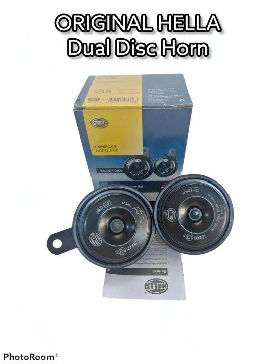 Horn HELLA COMPACT HORN Pair Original Wella Horn for Motorcycle and ...