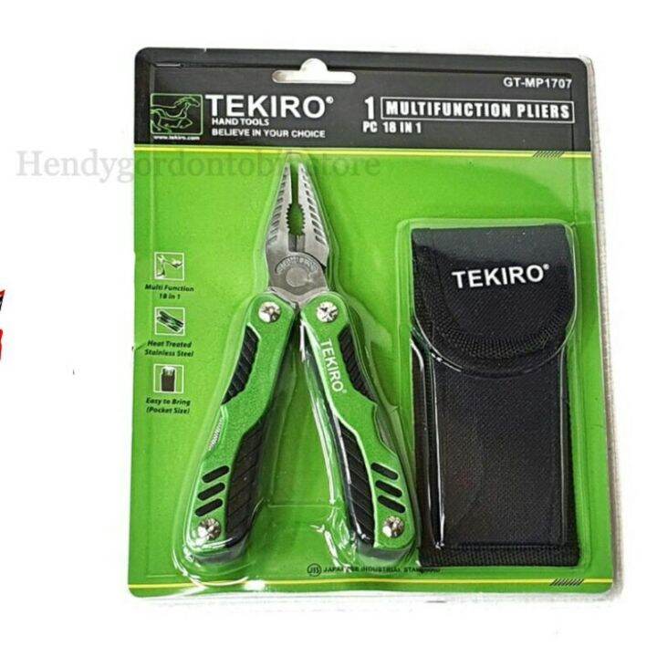 Tekiro Multifunction pliers 18in1 / tang serba guna / tang multifungsi ...