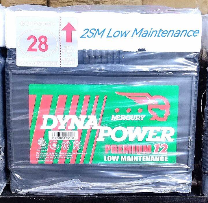 Dyna Power Car Battery 2SM Low Maintenance Car Battery Shell only | Lazada PH