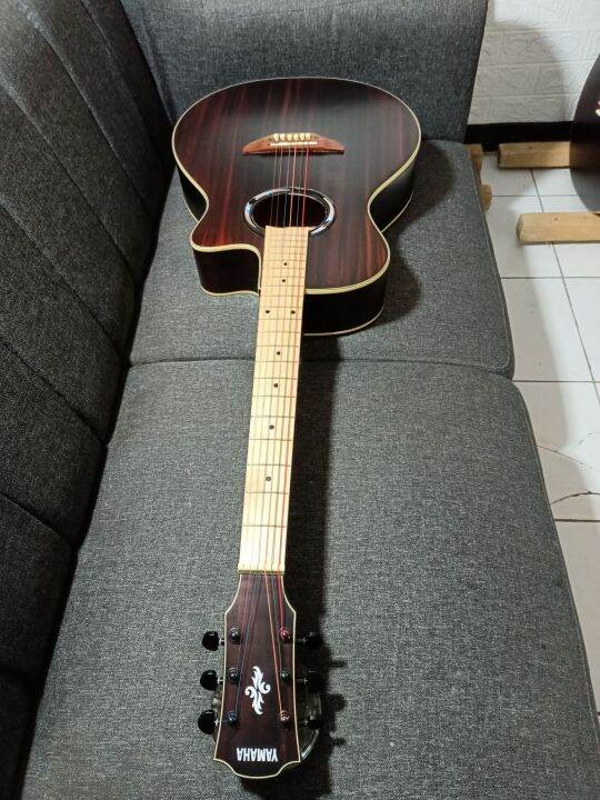 gitar akustik Yamaha apx warna coklat kayu | Lazada Indonesia