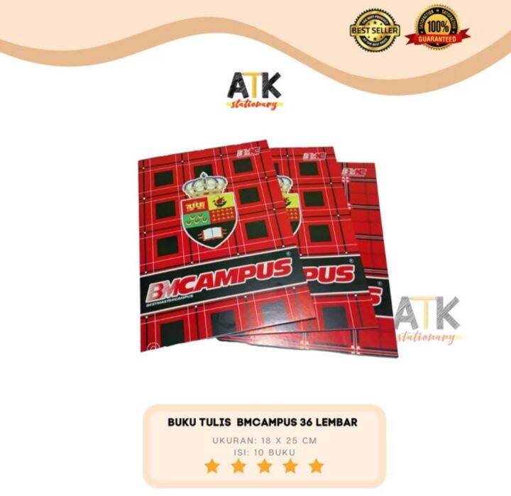 Buku Tulis BMC 36 Lembar Boxy BM36 Lembar atk | Lazada Indonesia